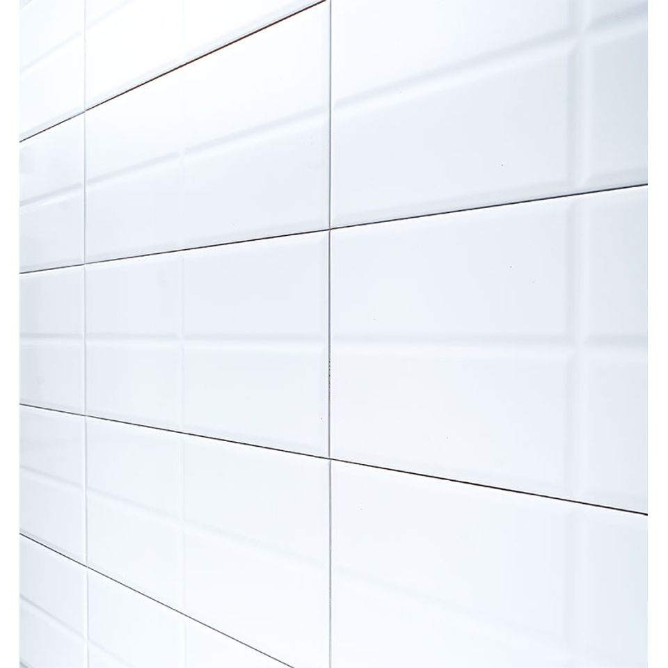 Cerámica Para Pared Estilo Neutro Pandora-B 20x50 Blanco - decorceramica