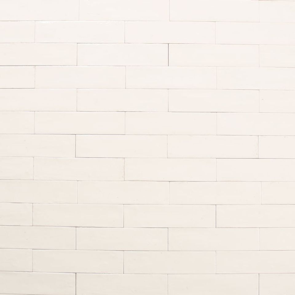 Porcelanato Para Piso Y Pared Estilo Brick Look-B 6x24 Blanco ...