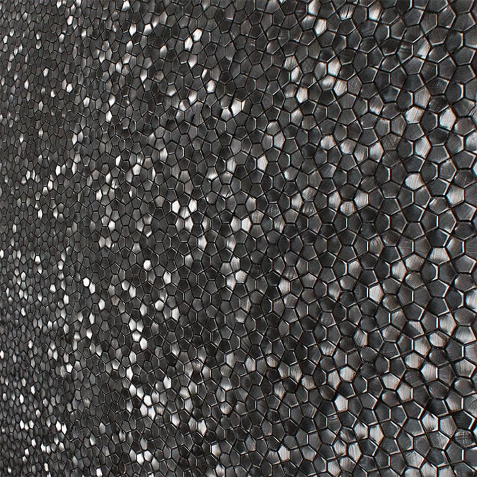 Decorado Para Pared Estilo Mosaico Luxury 29,4x28,4 Grafito - decorceramica