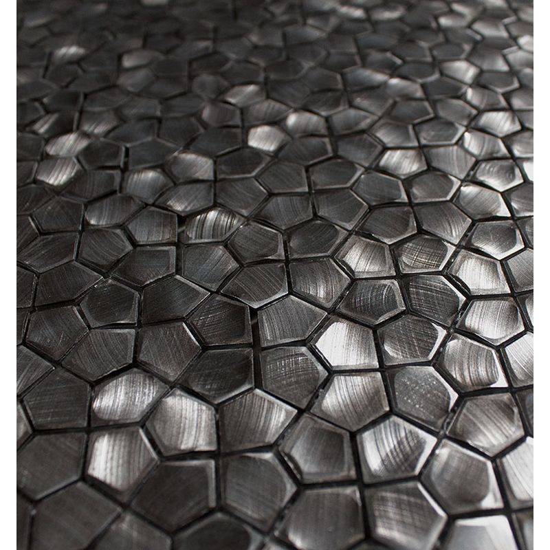 Decorado Para Pared Estilo Mosaico Luxury 29,4x28,4 Grafito - decorceramica